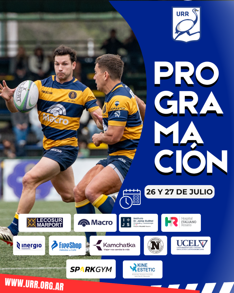 📅 PROGRAMACIÓN SEMANAL: ¡LOS PARTIDOS QUE SE VIENEN! - Unión de Rugby de Rosario